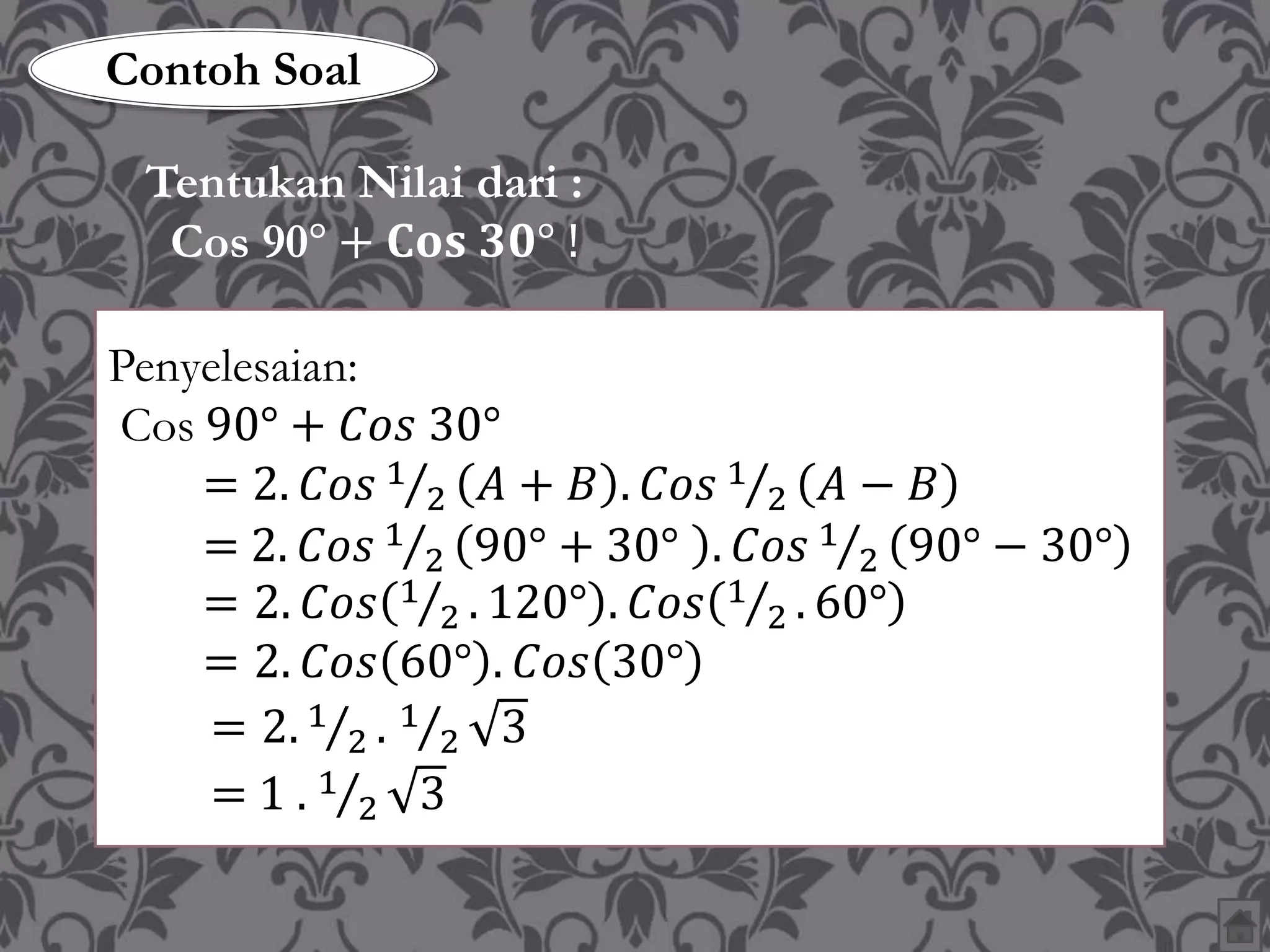 MATERI TRIGONOMETRI (kelas X) | PPTX