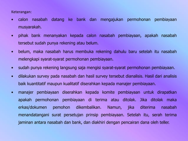 Skema Pembiayaan Mudharabah dan Musyarakah | PPTX