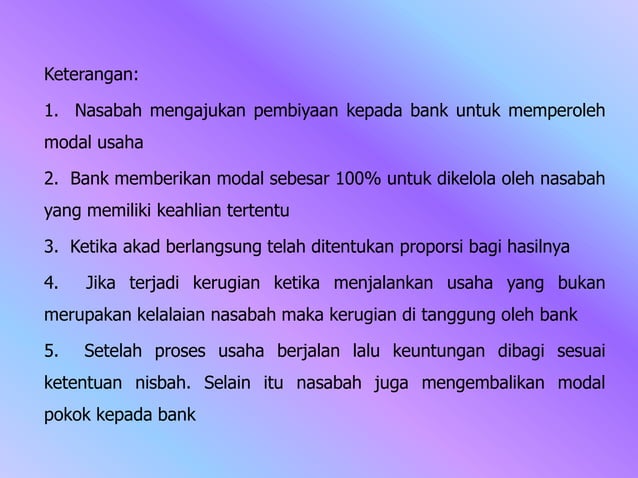 Skema Pembiayaan Mudharabah dan Musyarakah | PPTX