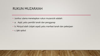 PPT Mudhorobah dan muzaraah dalam Hukum Ekonomi Syariah.pptx