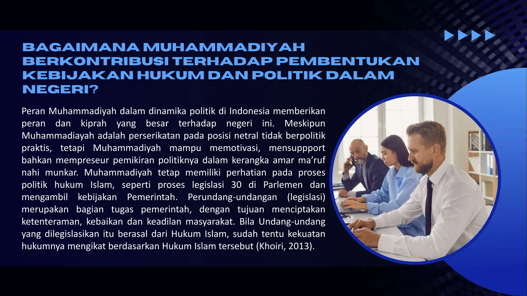 MUHAMMADIYAH DAN KEBAHARUAN HUKUM DAN POLITIK | PPTX