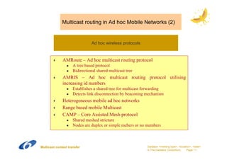 Ppt multicast routing | PDF