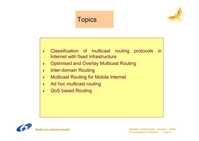 Ppt multicast routing | PDF | Computer Networking | Computing