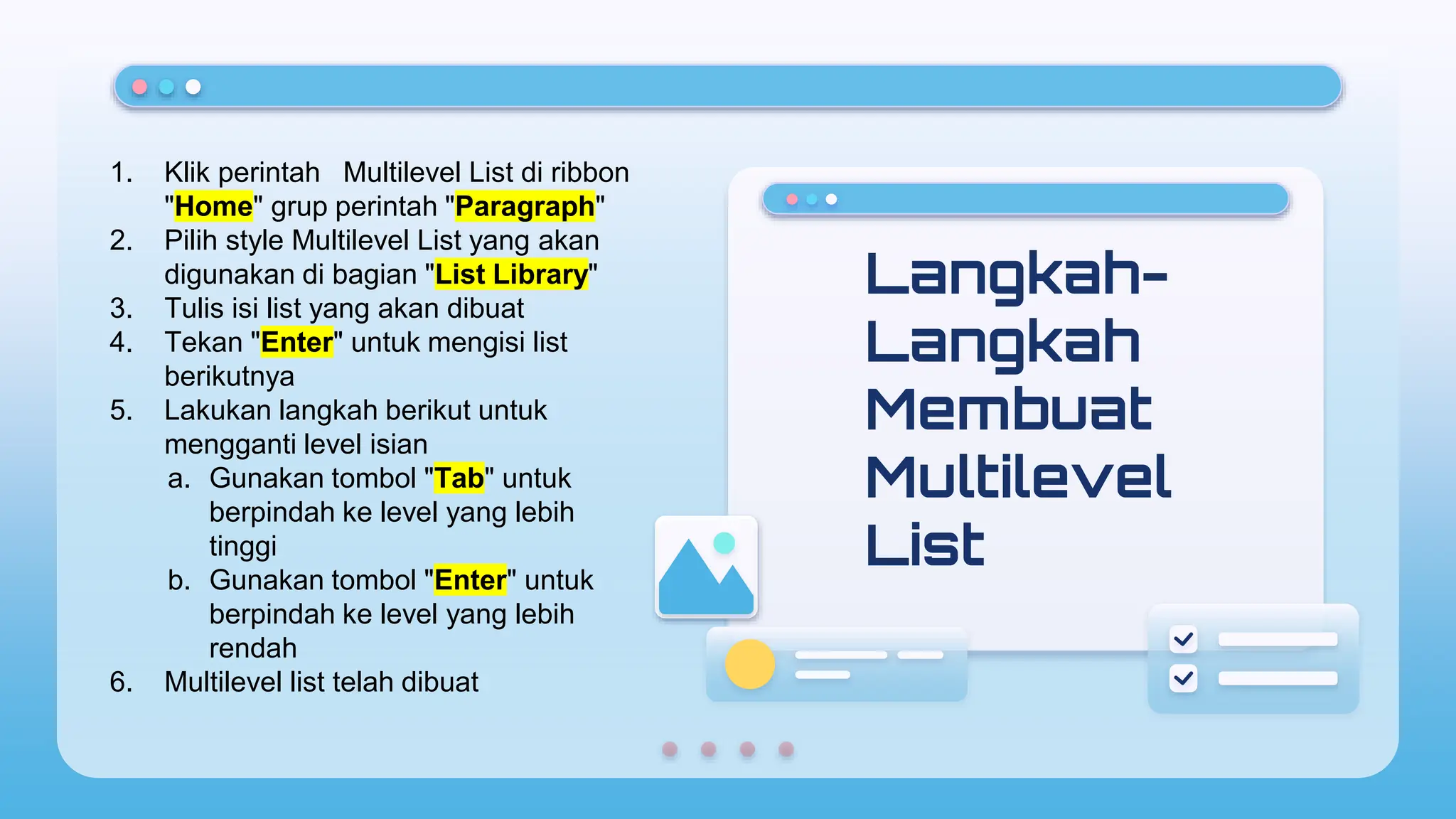 PPT Multilevel list.pptx