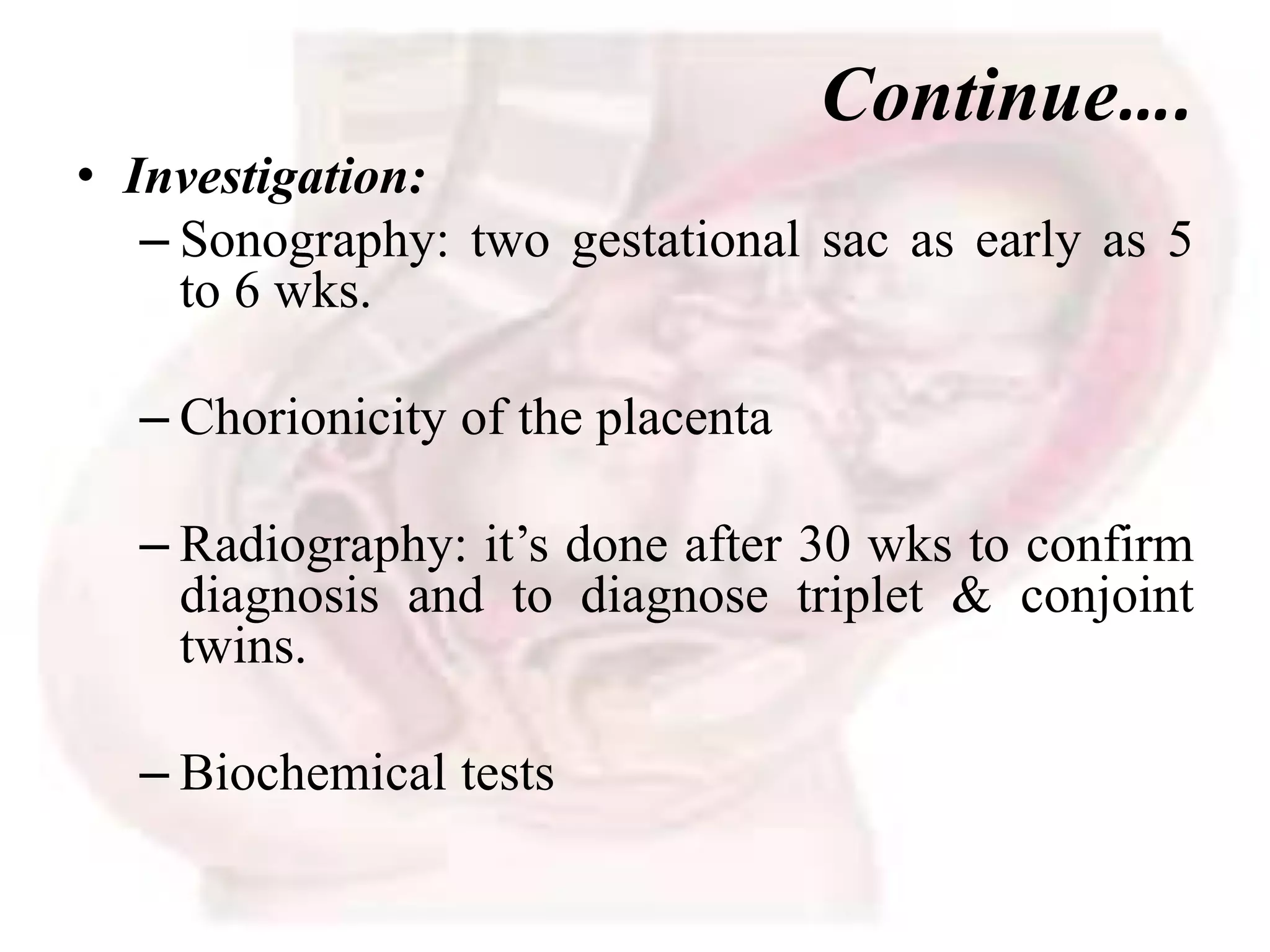 Ppt multiple pregnancy | PPTX