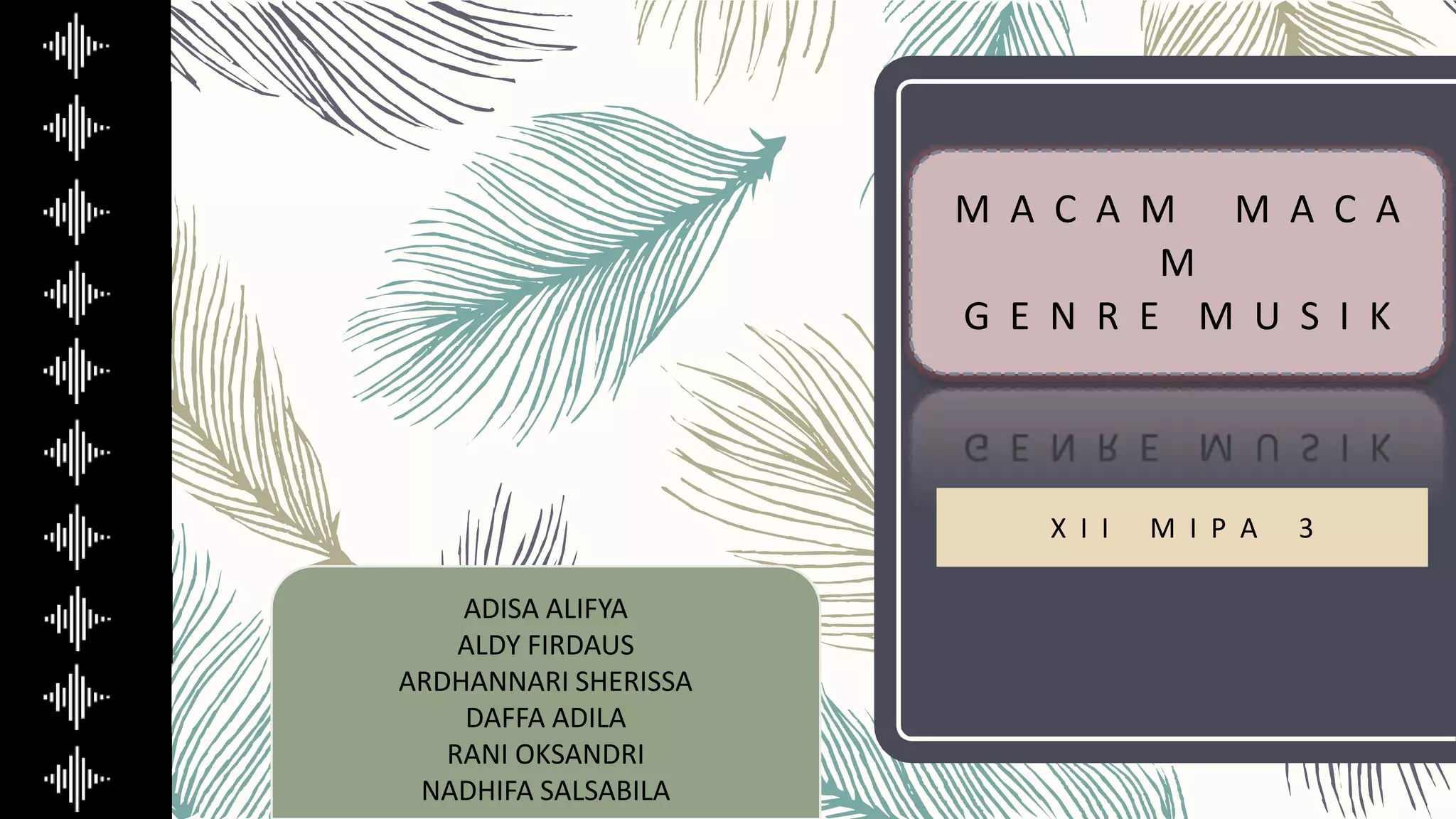 MACAM MACAM GENRE MUSIK | PPTX