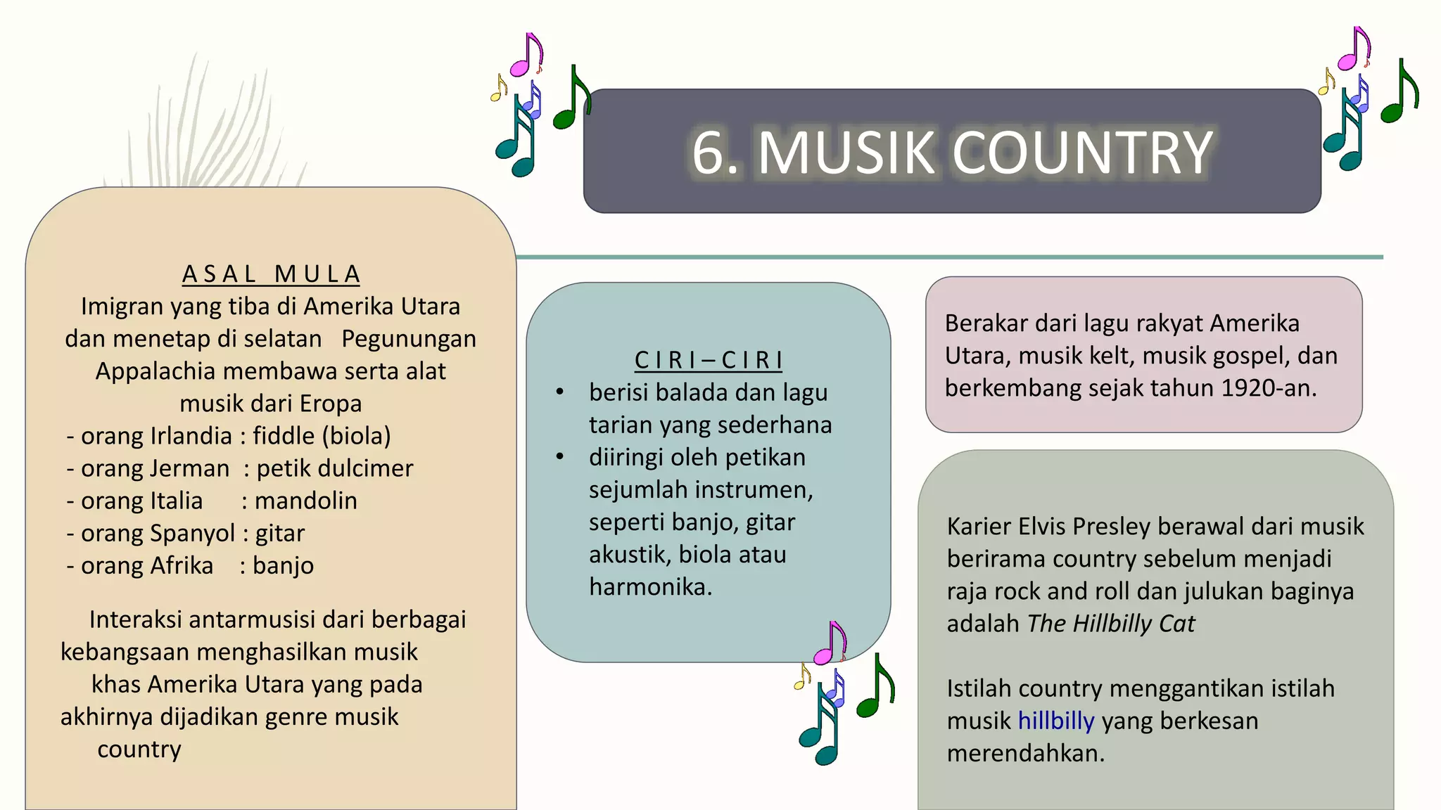 MACAM MACAM GENRE MUSIK | PPTX