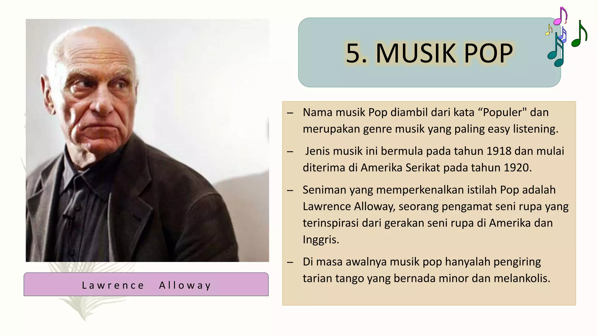 MACAM MACAM GENRE MUSIK | PPTX