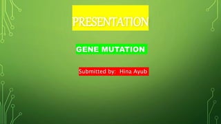 Gene Mutation | PPTX