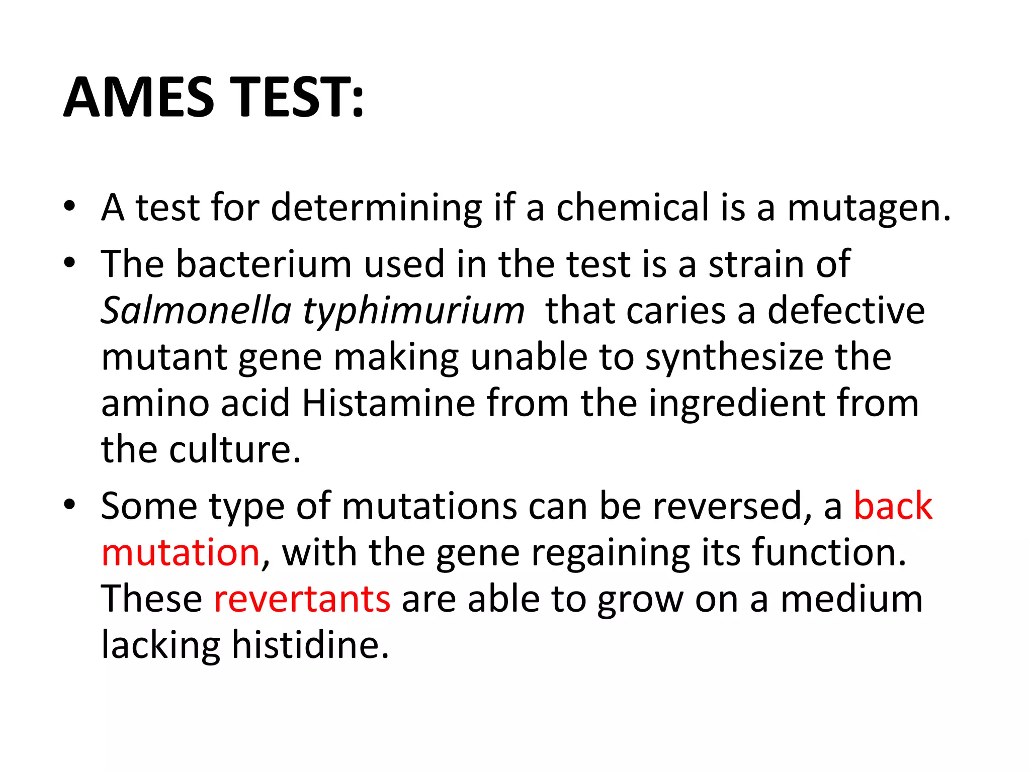 Ppt mutagenicity and carcinogenicity | PPTX