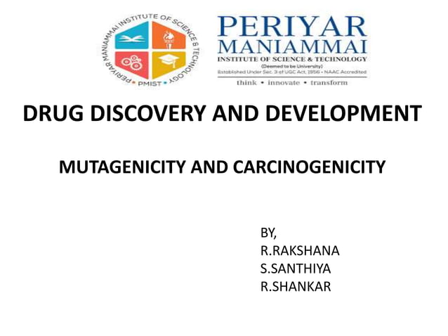 Ppt mutagenicity and carcinogenicity | PPTX | Genetics | Science
