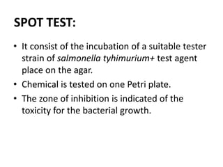 Ppt mutagenicity and carcinogenicity | PPTX