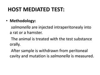 Ppt mutagenicity and carcinogenicity | PPTX | Genetics | Science