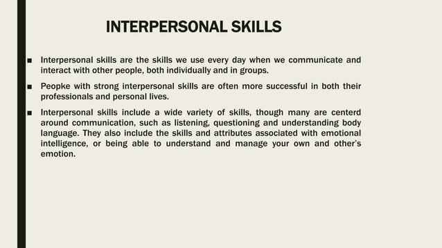 PPT on Soft Skills | PPT