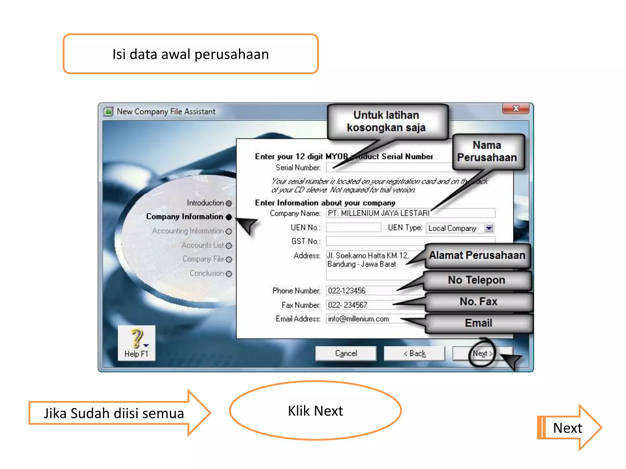 PENCATATAN DATA AWAL PERUSAHAAN DALAM MYOB PERUSAHAAN MANUFAKTUR | PPTX