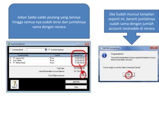 PENCATATAN DATA AWAL PERUSAHAAN DALAM MYOB PERUSAHAAN MANUFAKTUR | PPTX
