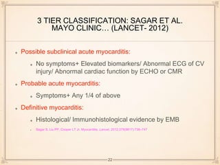 MANAGEMENT OF MYOCARDITIS | PPTX