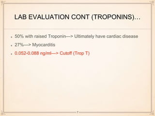 MANAGEMENT OF MYOCARDITIS | PPTX