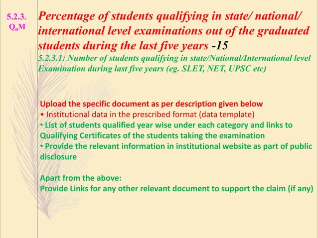 PPT NAAC Criteria-5-by-Dr.-Roshan Lal Kahar.pptx | Educational ...