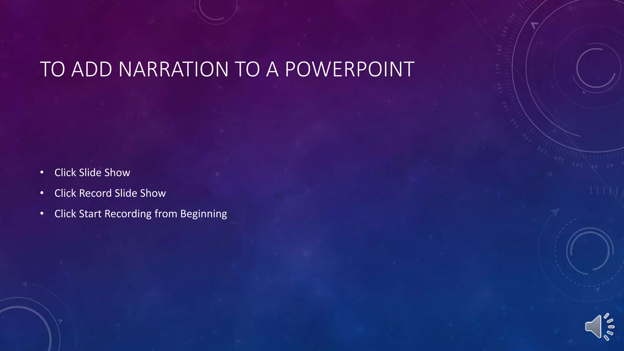 Ppt narration | PPTX