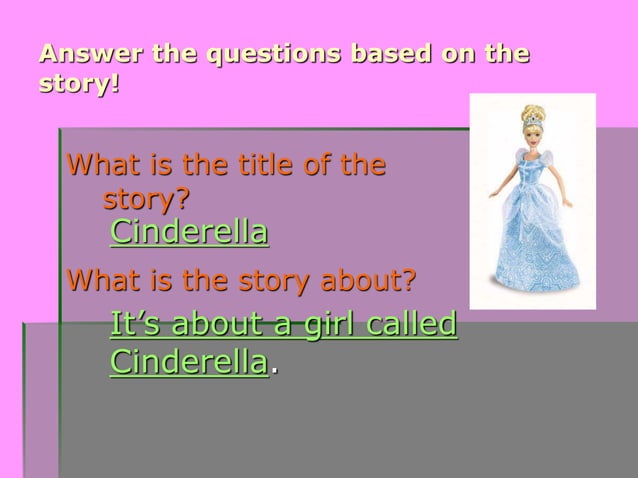 Media pembelajaran bahasa inggris cinderella narrative text | PPT