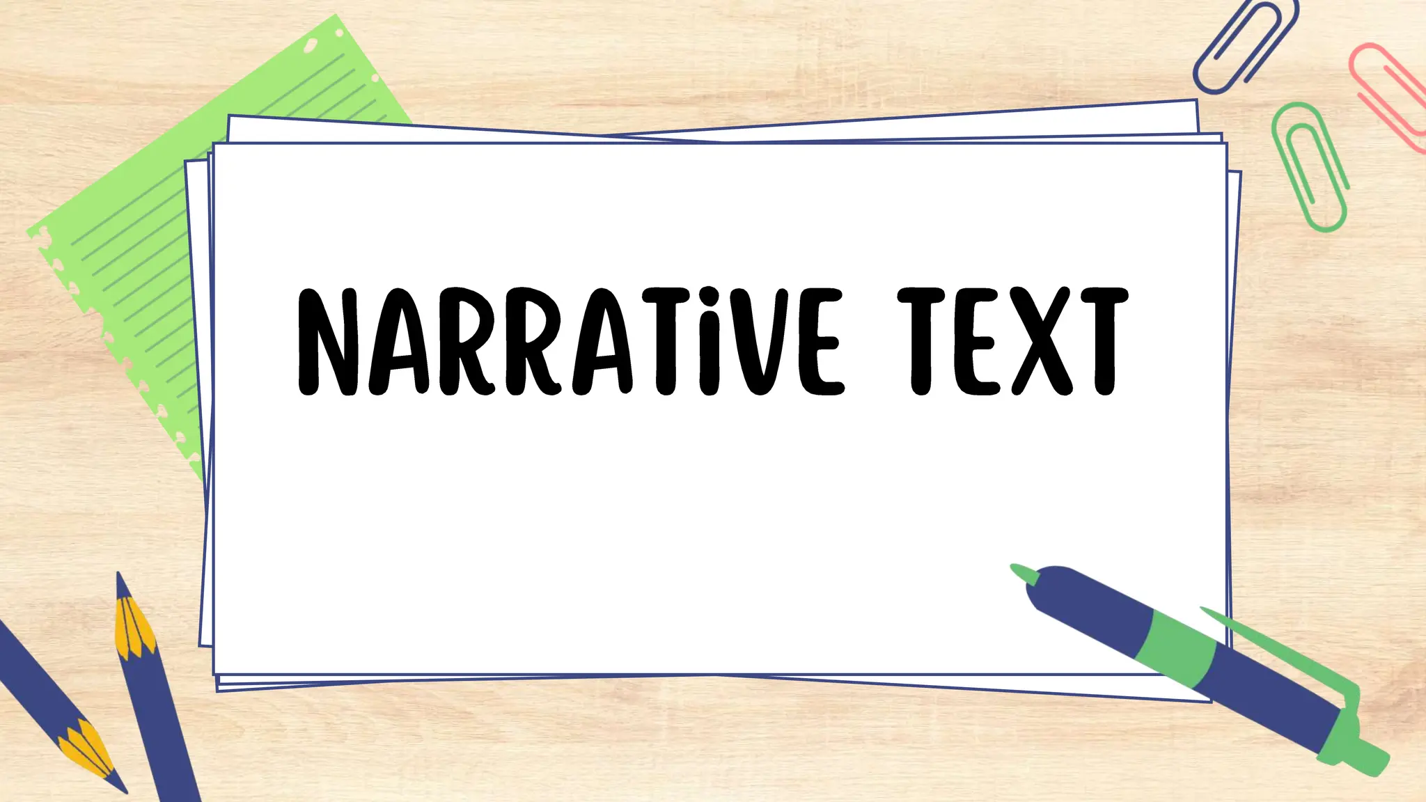 PPT NARRATIVE TEXT KELAS X kurikulum merdeka | PPTX