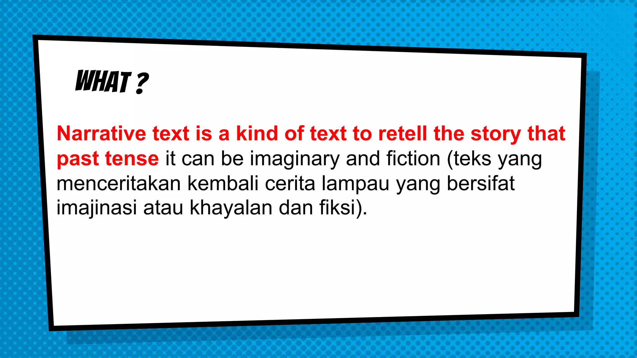 NARRATIVE TEXT X GENAP | PPTX