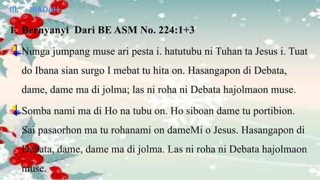 PPT NATAL ASM HORONG II & III bonn dolokpptx | PPT