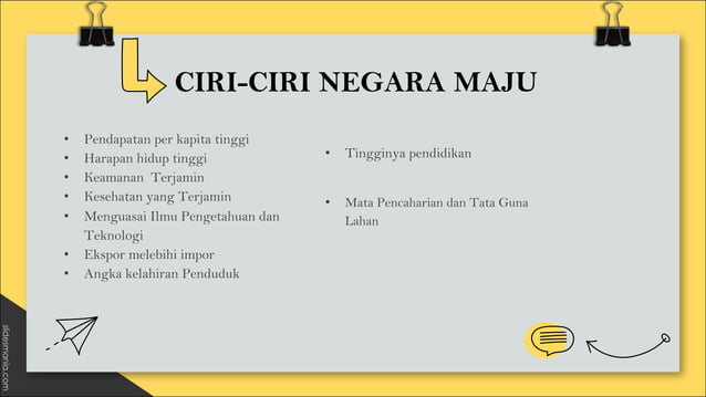 PPT NEGARA MAJU | PDF