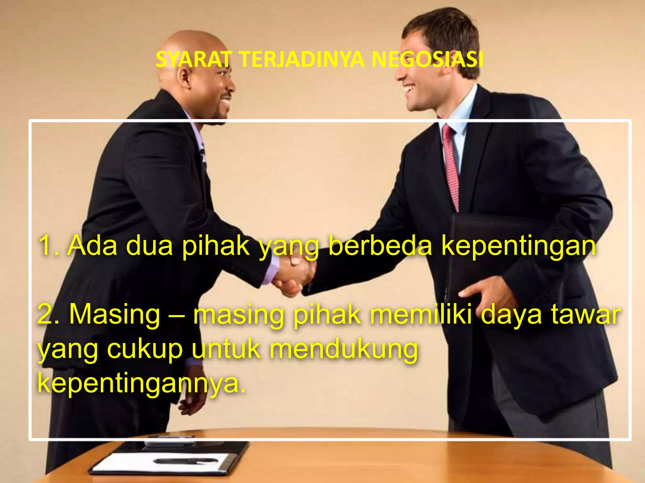 Ppt negosiasi | PPTX