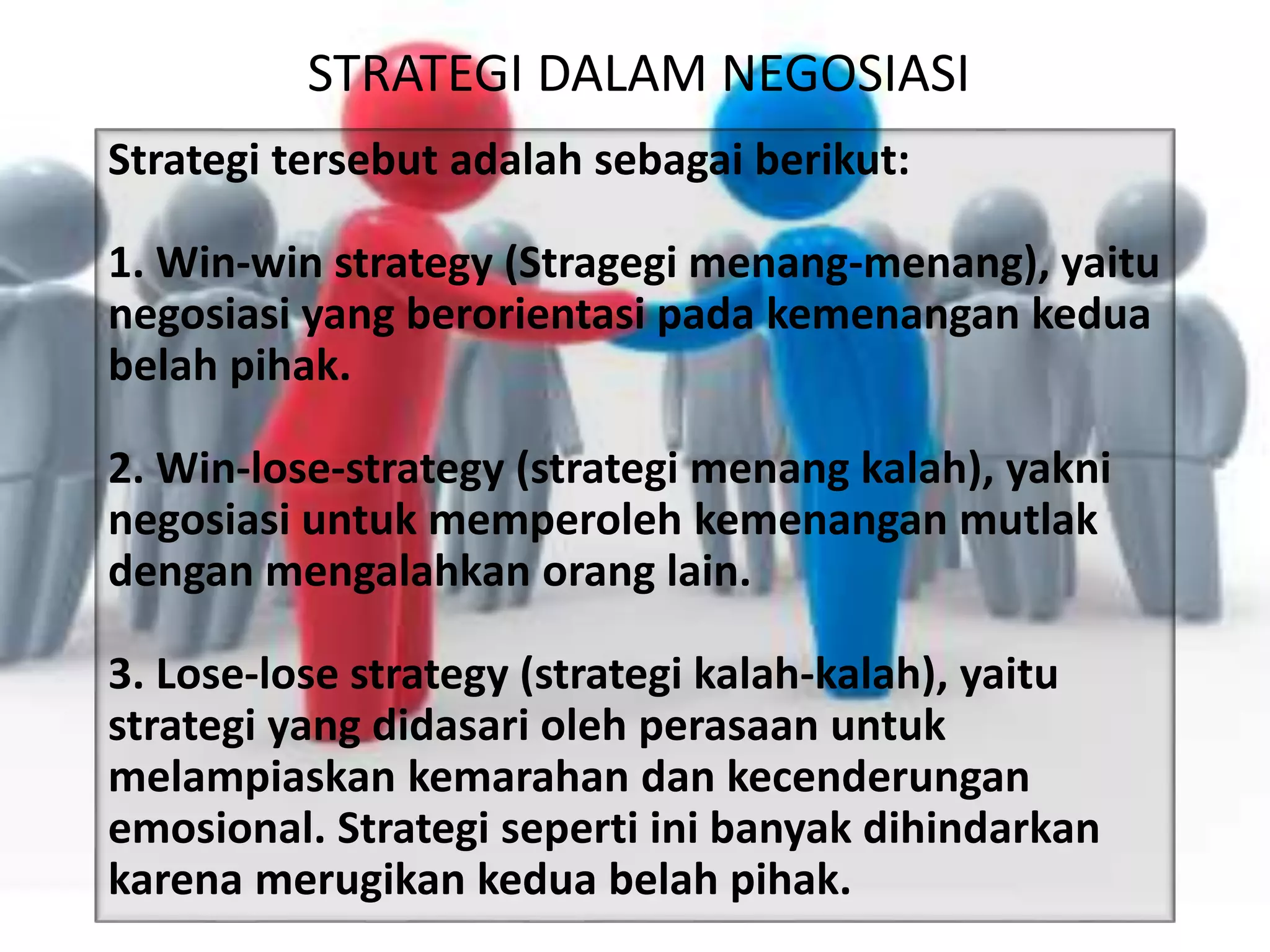 Ppt negosiasi | PPTX