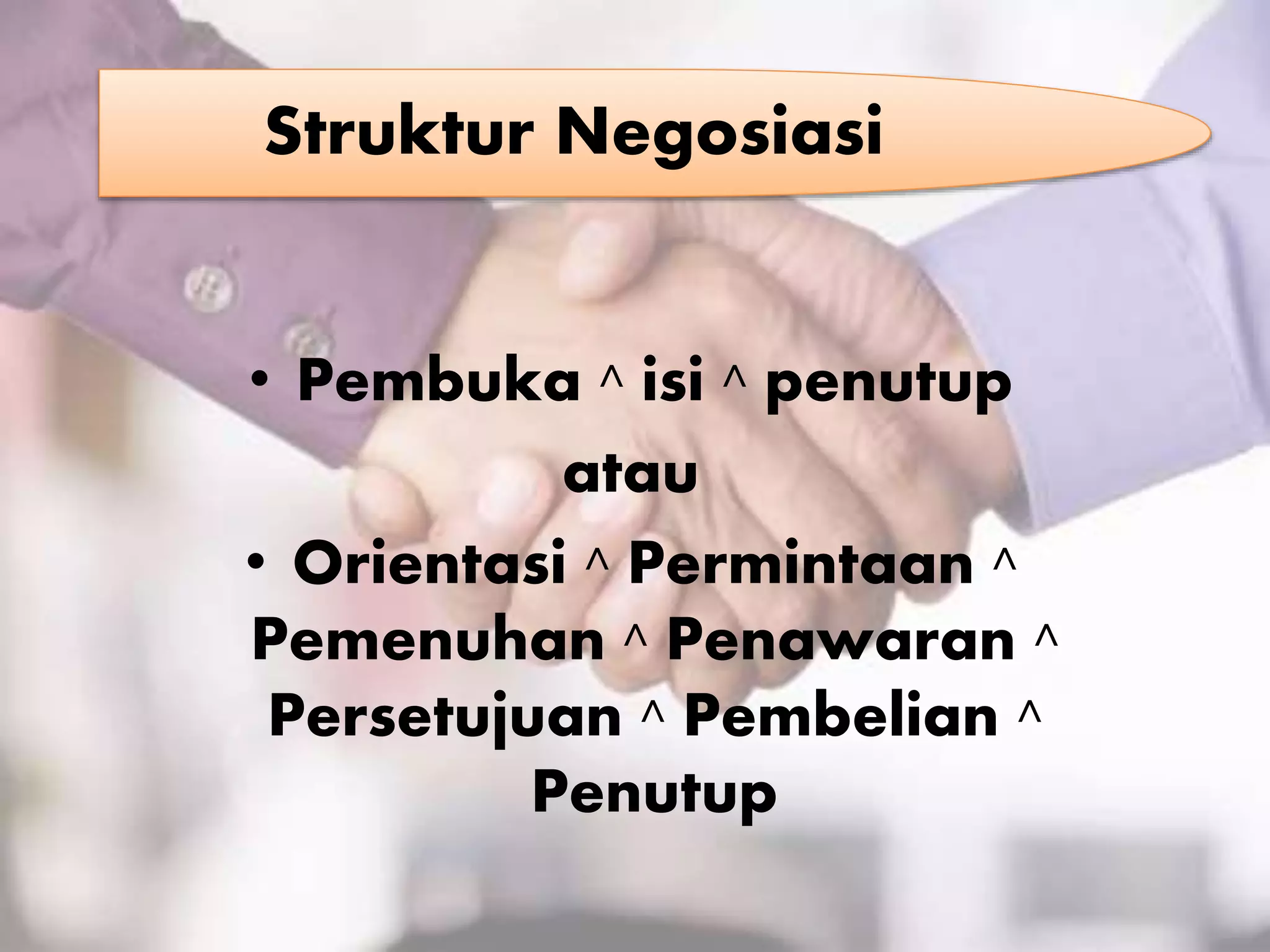 Ppt negosiasi | PPTX