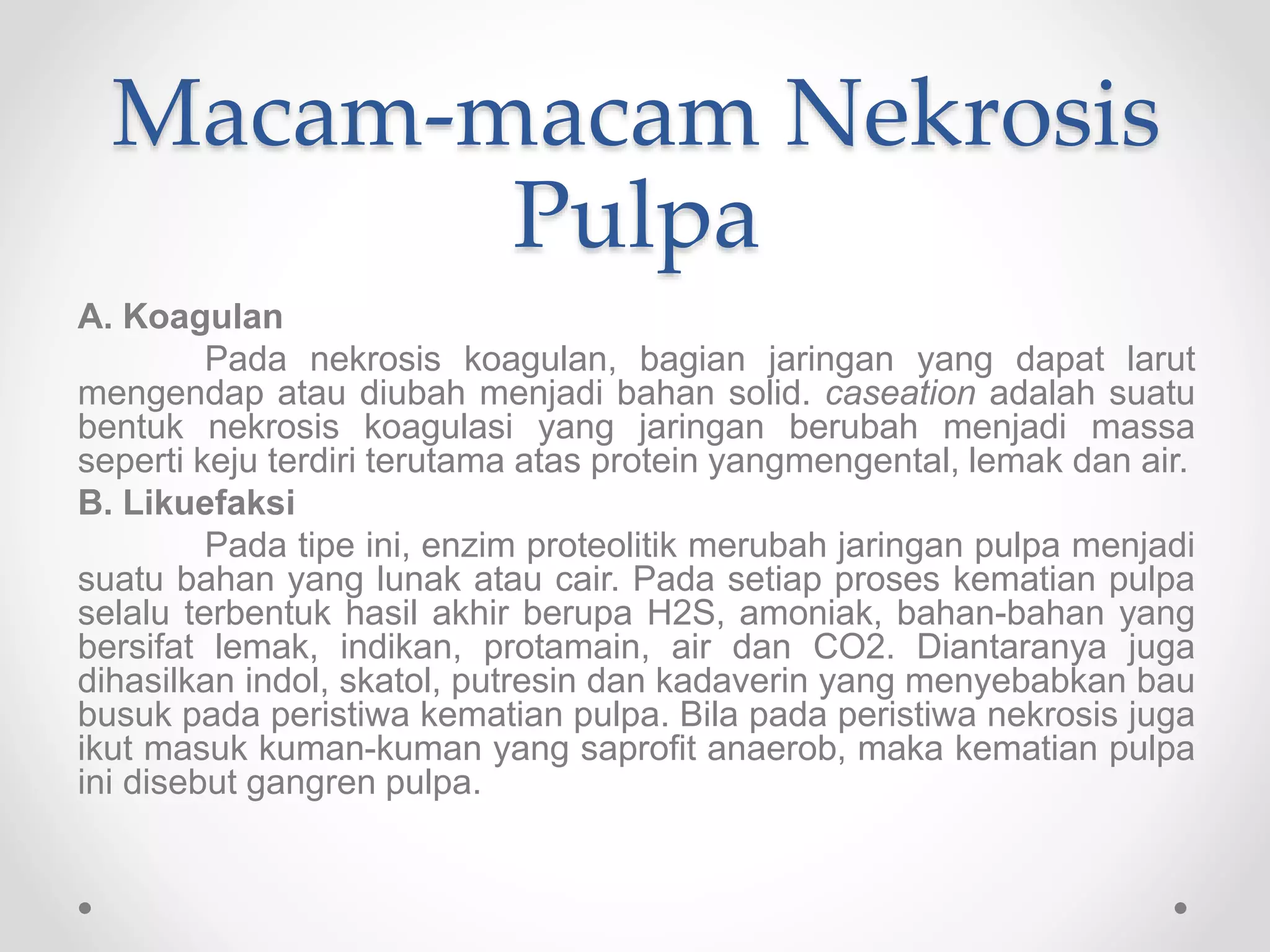 Ppt nekrosis pulpa | PPTX