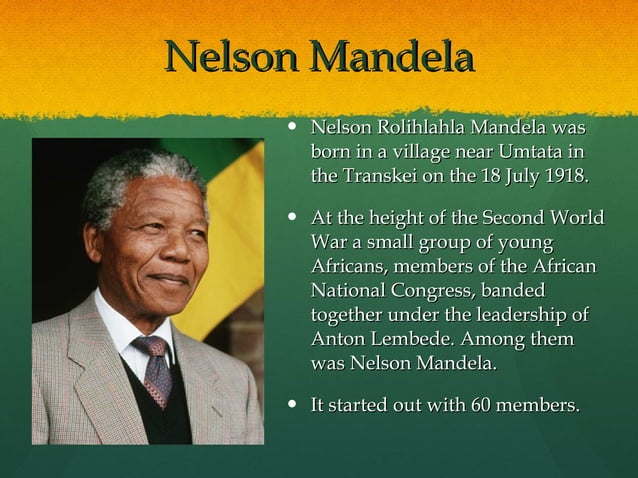 Ppt Nelson Mandela | PPT | Politics