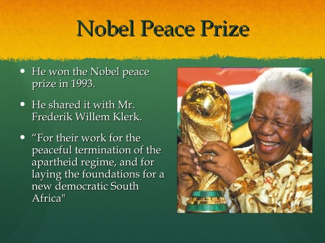 Ppt Nelson Mandela | PPT | Politics