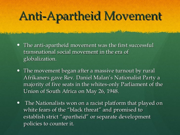 Nelson Mandela Apartheid Movement