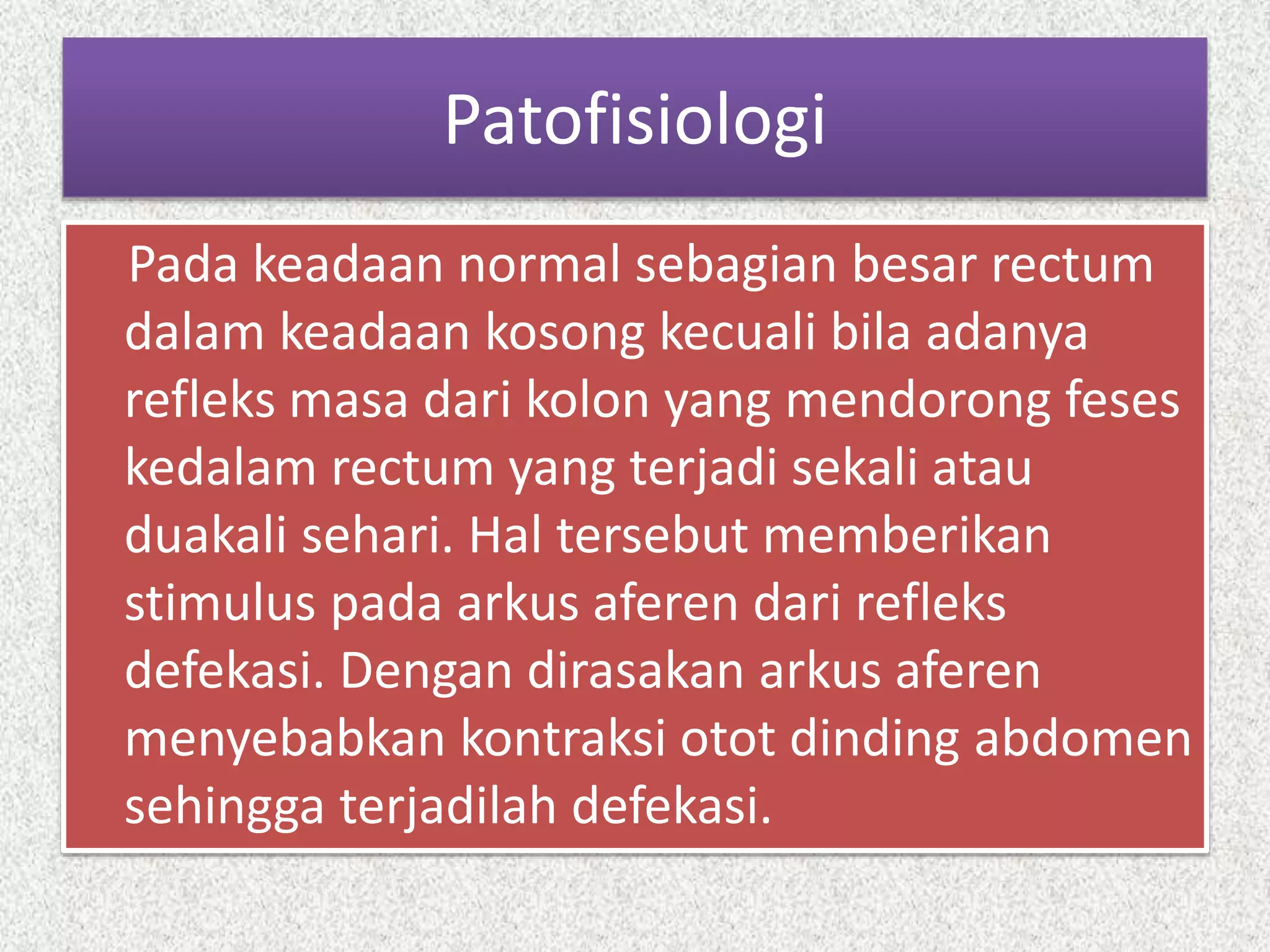 Ppt neontus tentang obstipasi | PPTX