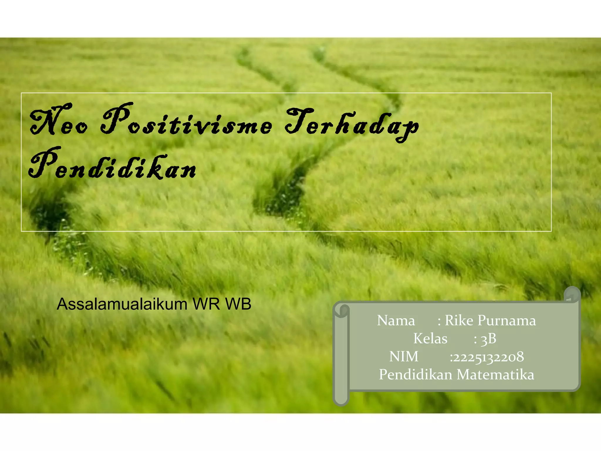 Ppt neopositivisme | PPT