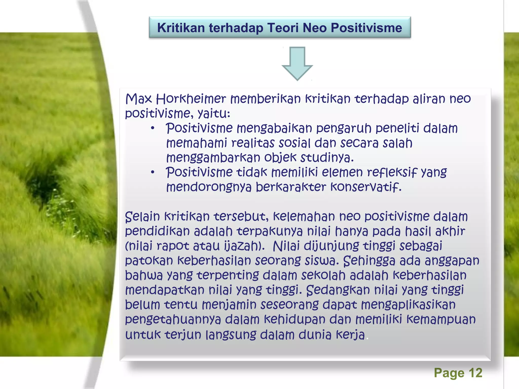 Ppt neopositivisme | PPT