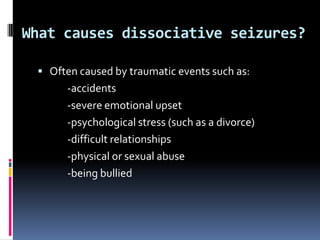 Non Epileptiform Seizures | PPTX