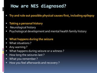 Non Epileptiform Seizures | PPTX