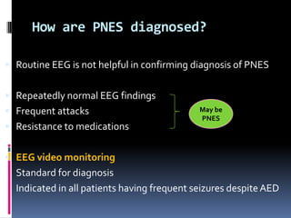 Non Epileptiform Seizures | PPTX