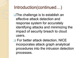 Network Intrusion Detection and Countermeasure Selection | PPTX