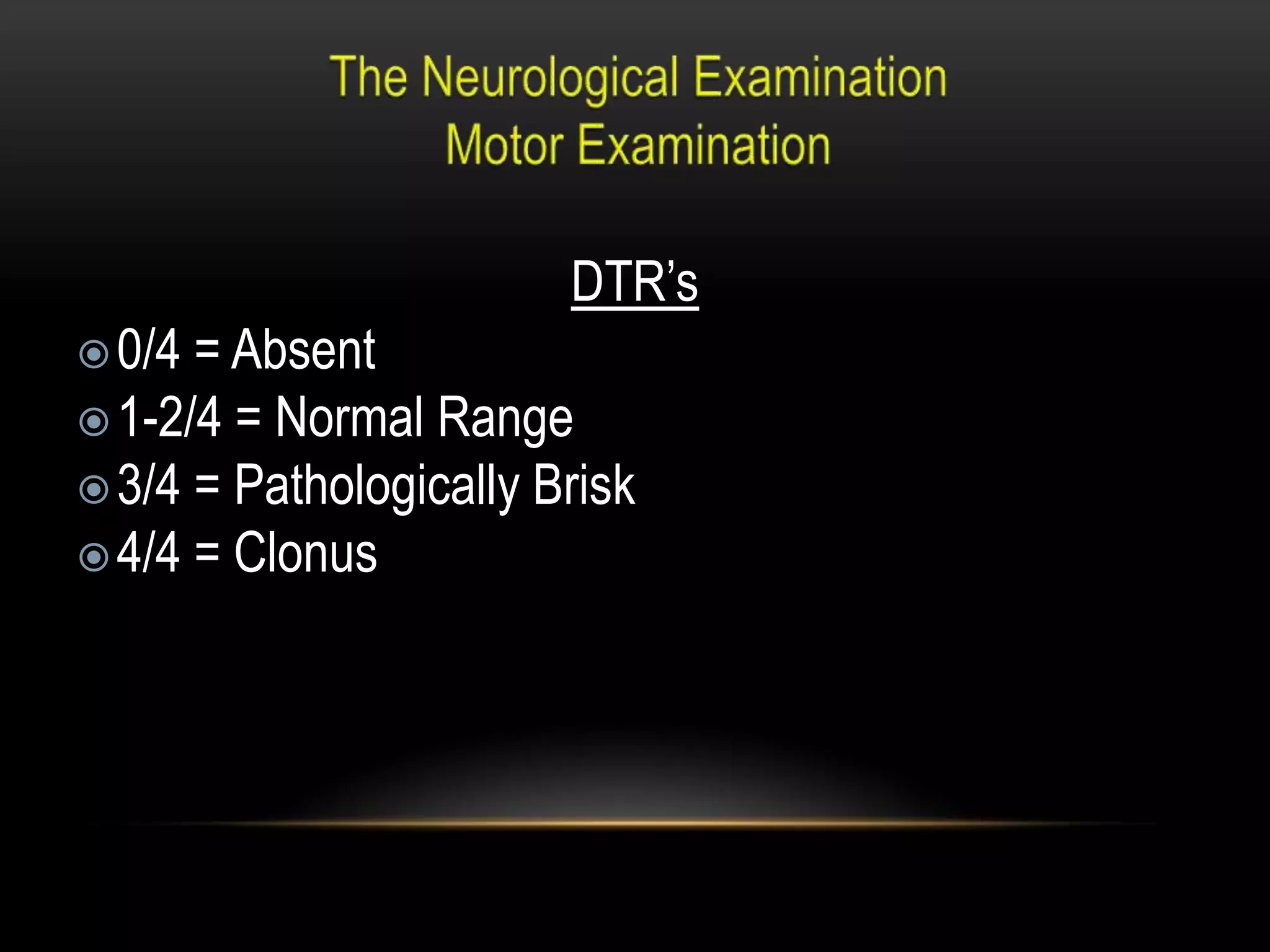 neurological examination ppt | PPTX