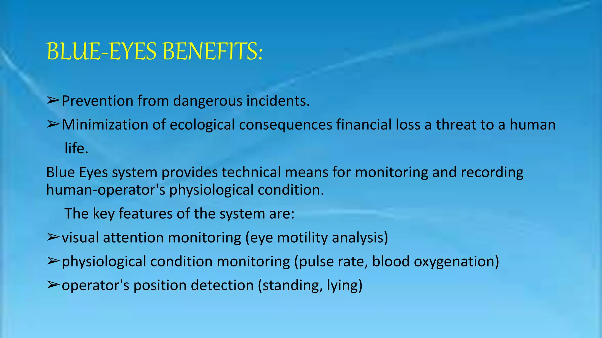 BLUE EYES TECHNOLOGY | PPTX