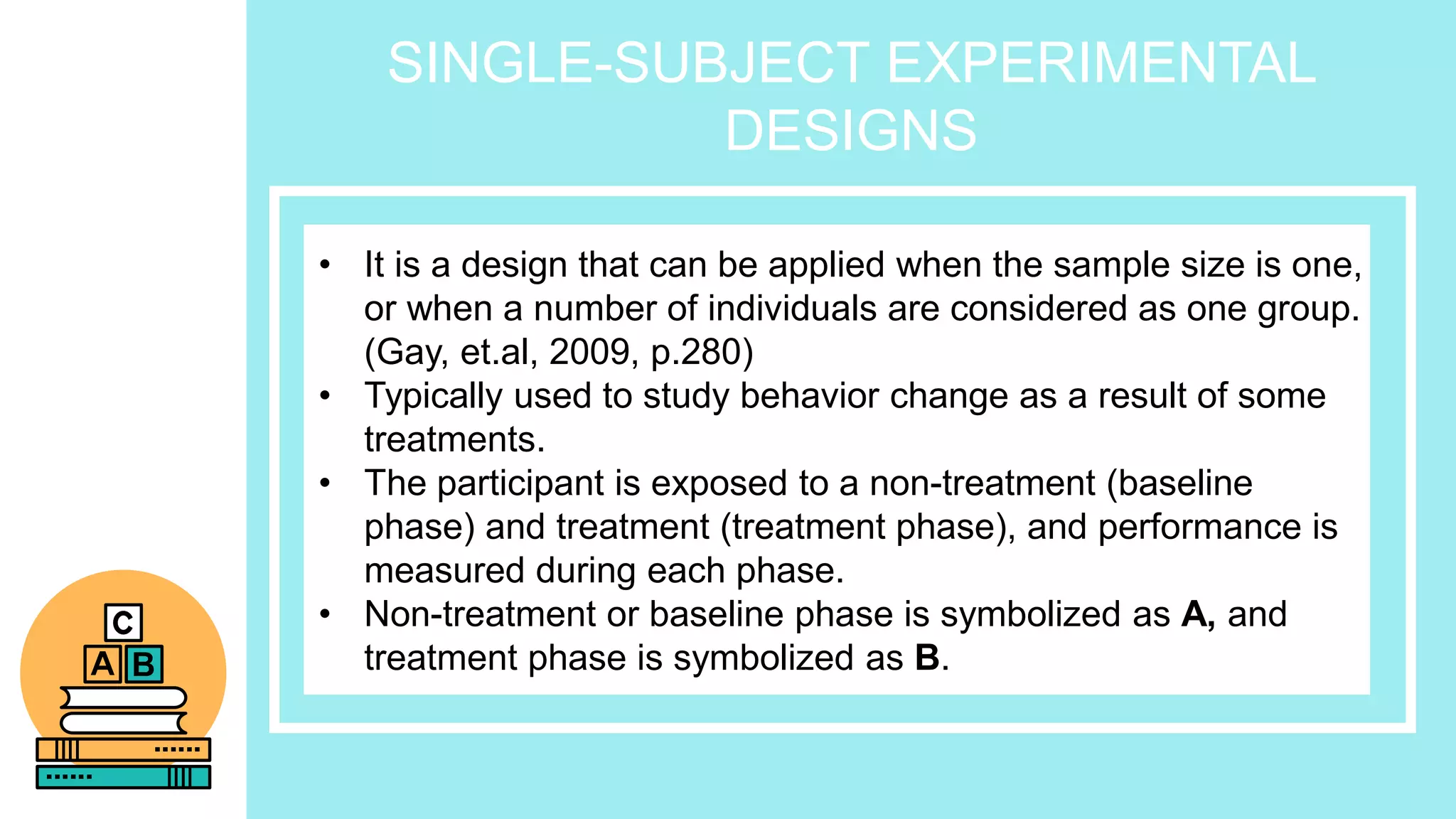 Single-subject Experimental Research | PPTX