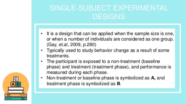 Single-subject Experimental Research