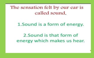 sound class 9th | PPTX
