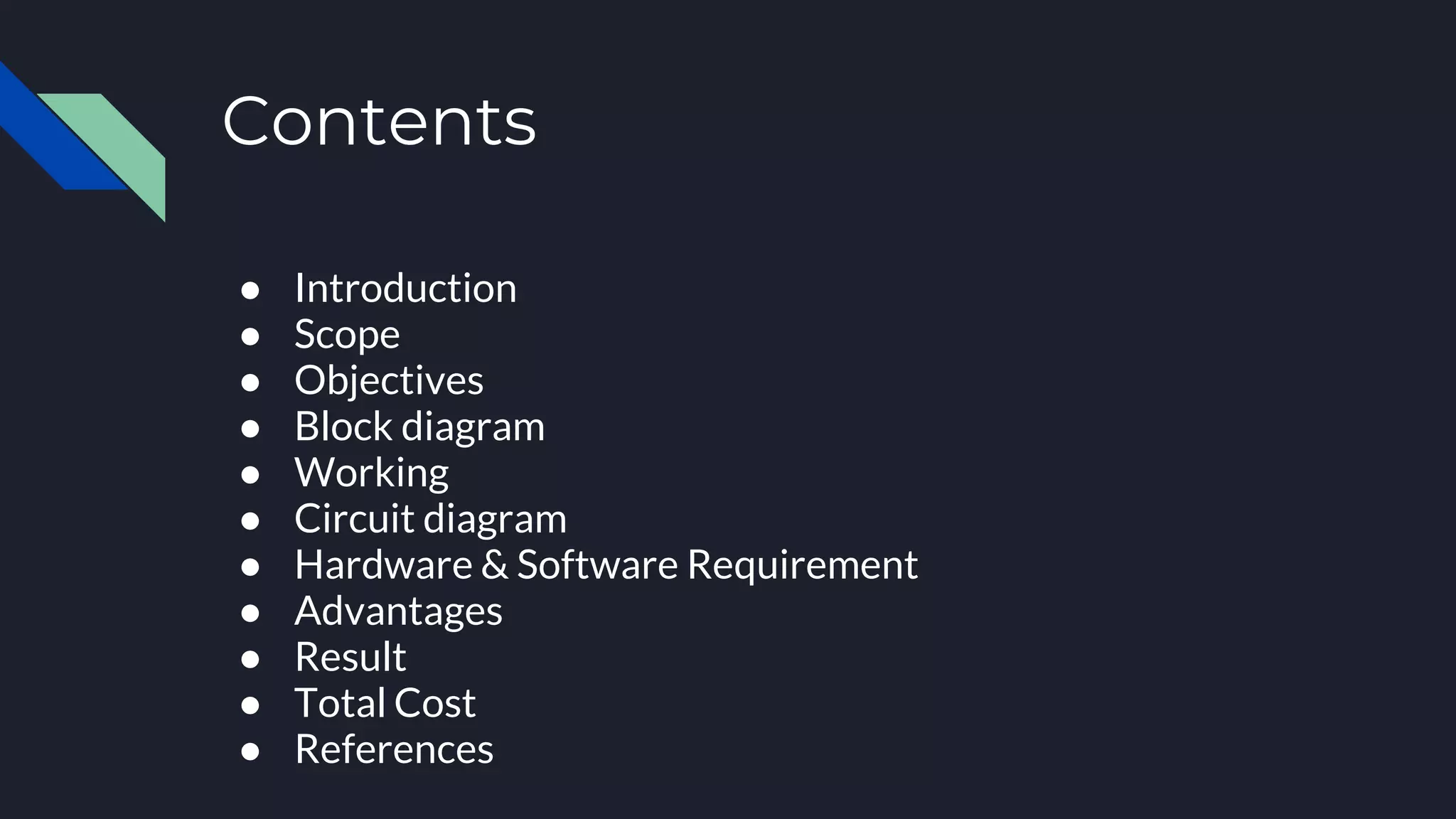 HUMAN FOLLOWING ROBOT | PPTX