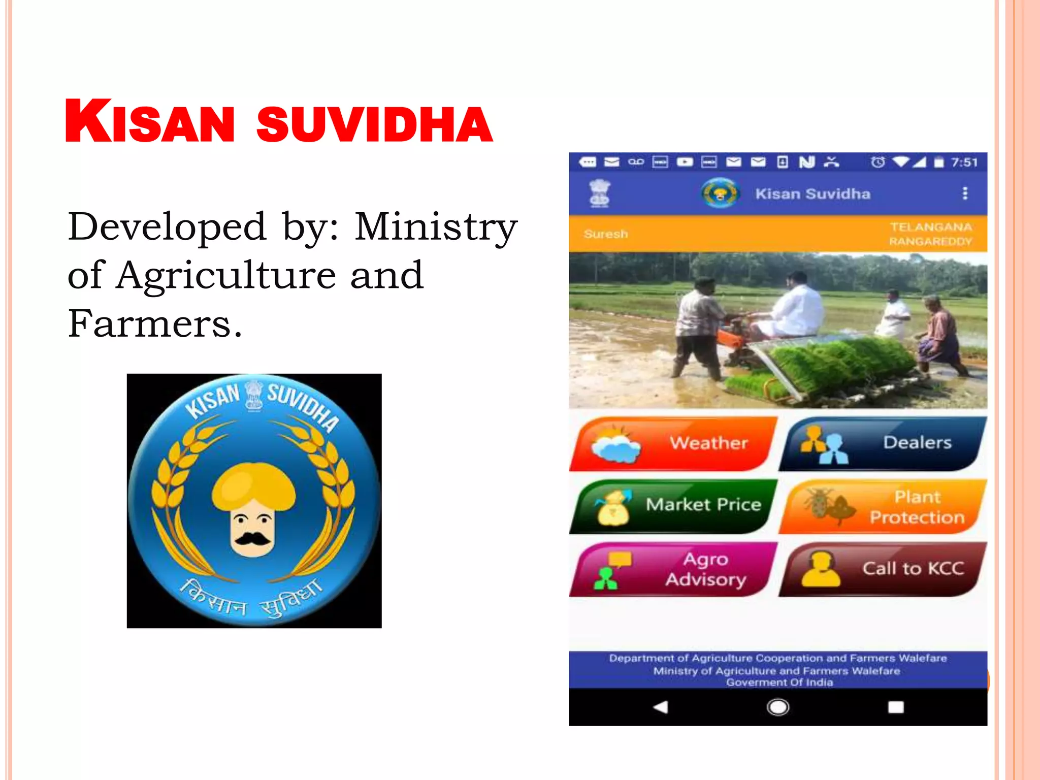 Mobile apps in Agriculture | PPTX